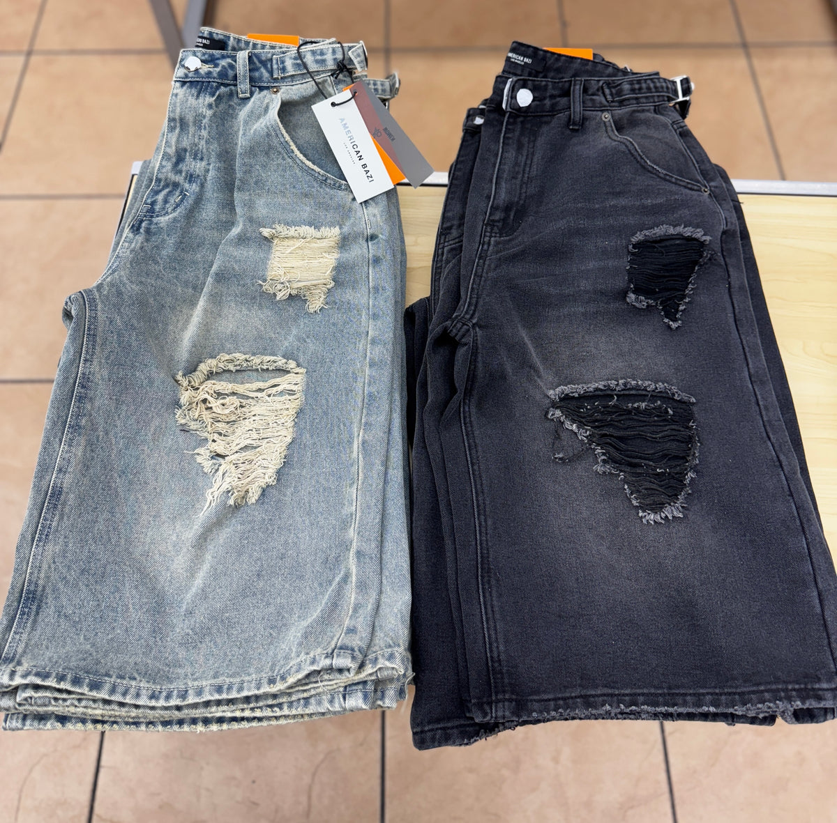 Bazi Ripped Jorts | Freestyle Nola